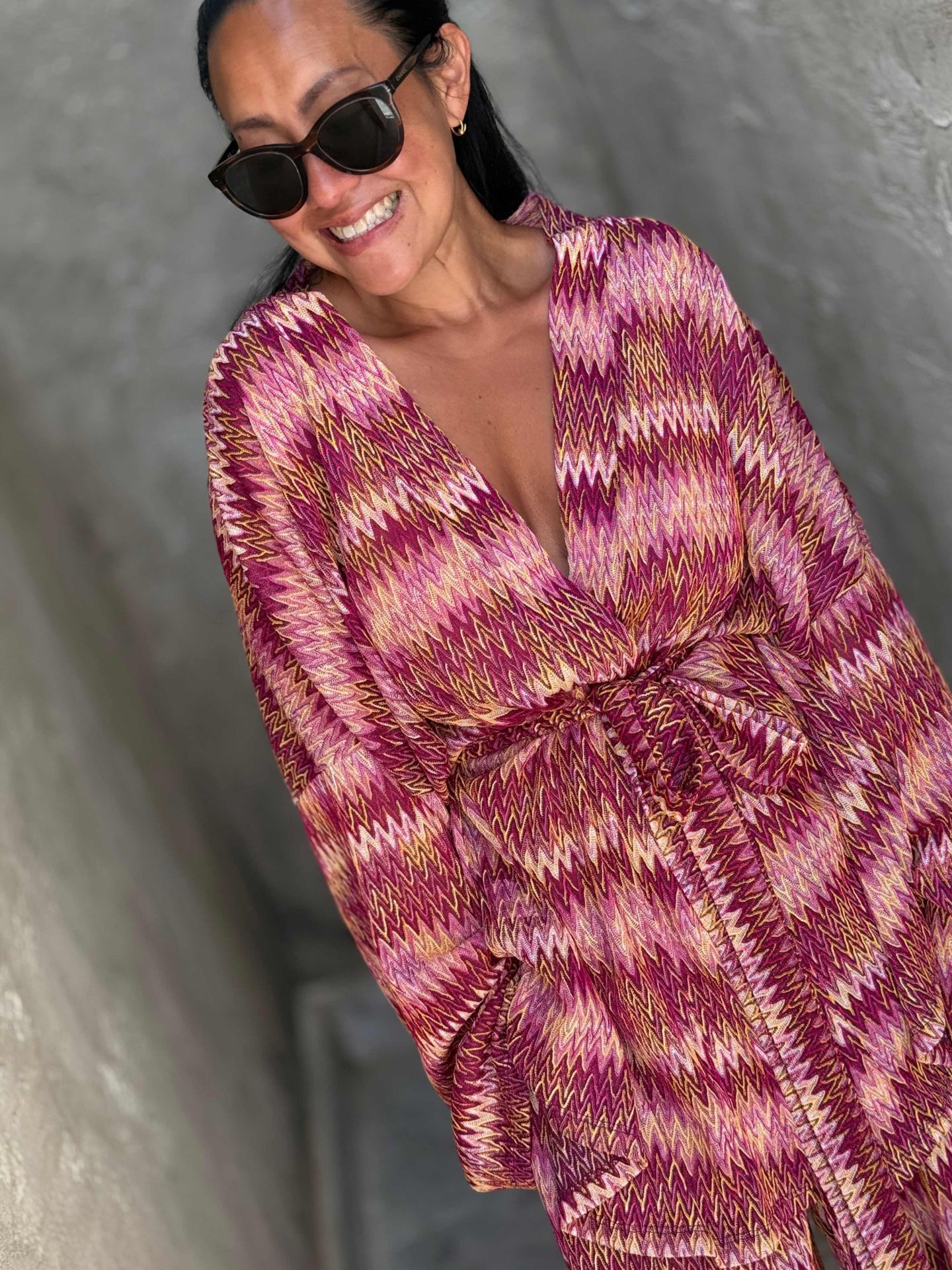 Wickel Kimono Jacke - IBIZA BREEZE - Honey