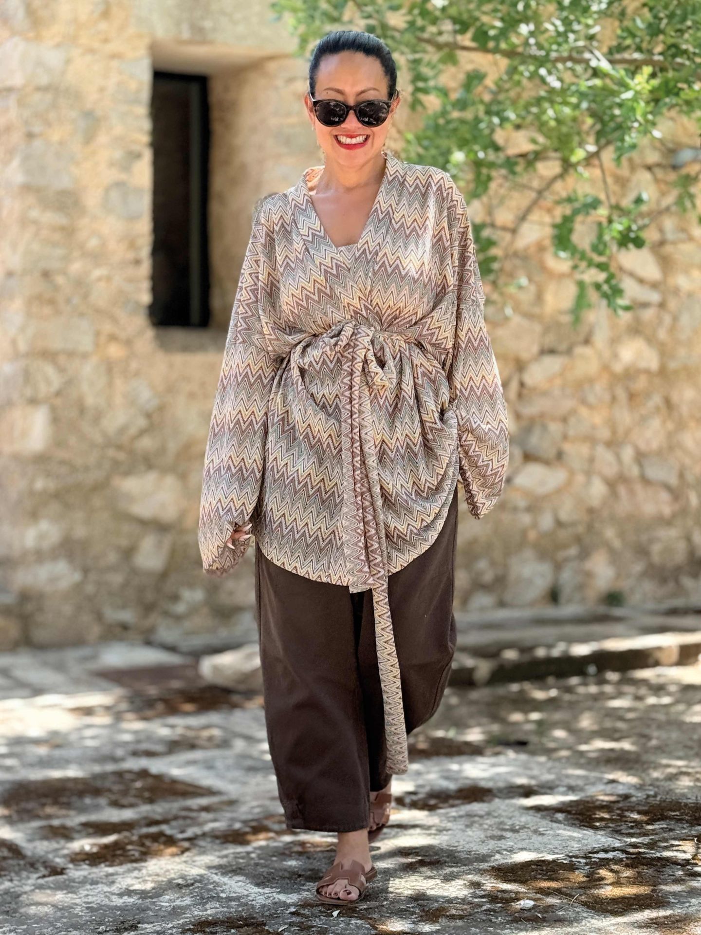 Wickel Kimono Jacke - IBIZA BREEZE - Tropical Paradise